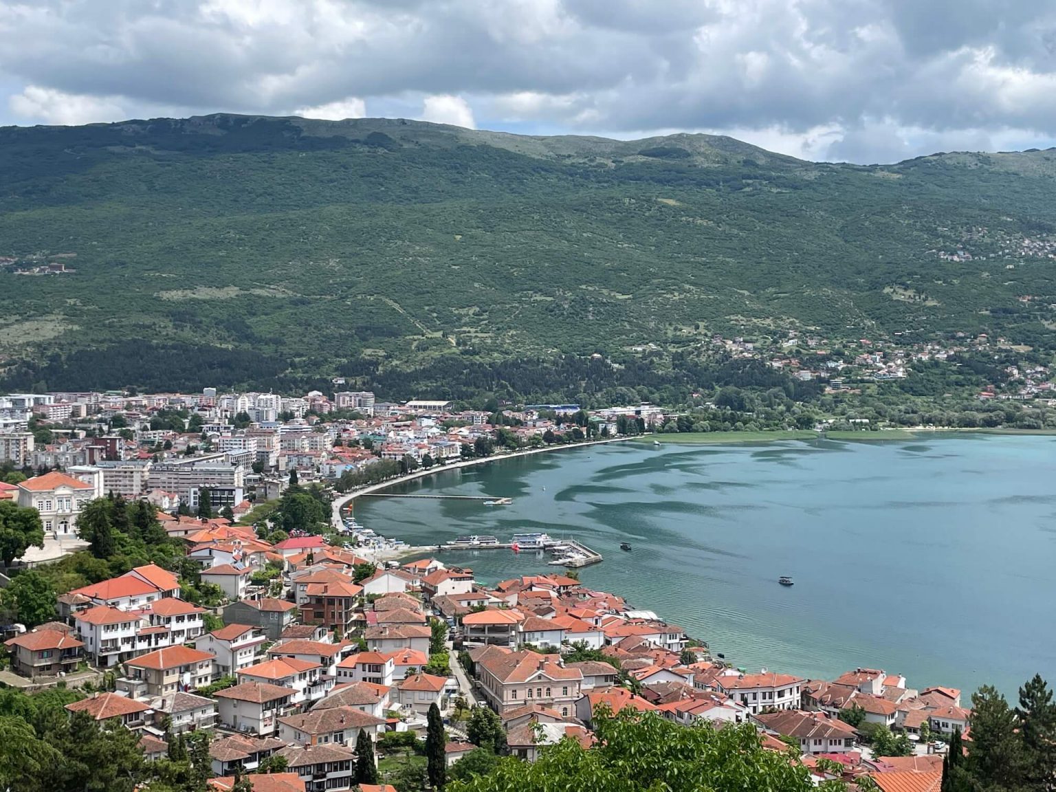 Jezero a město Ohrid Severní Makedonie | Krauzovi na cestách